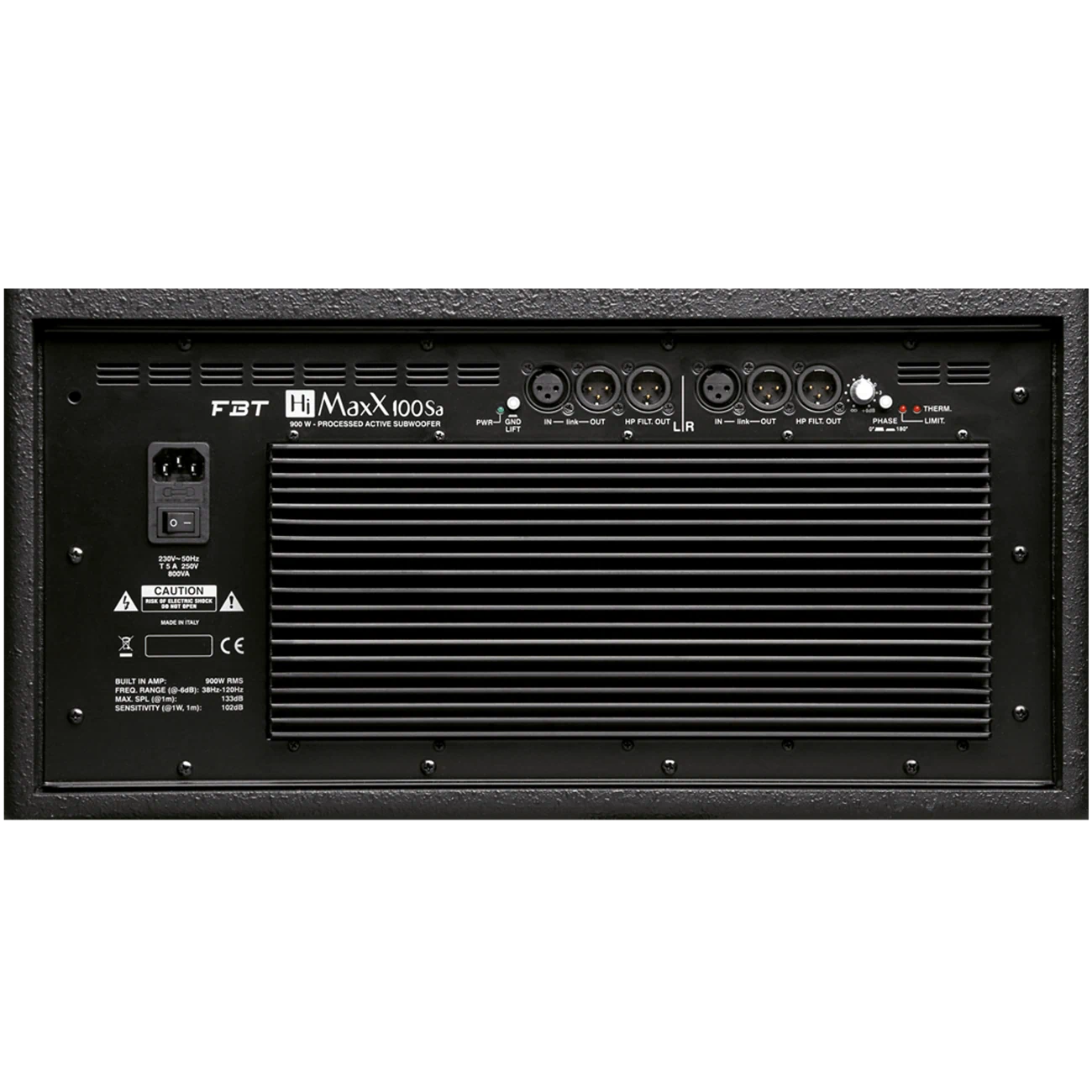סאב מוגבר FBT HIMAXX 100SA - שוק מיוזיק